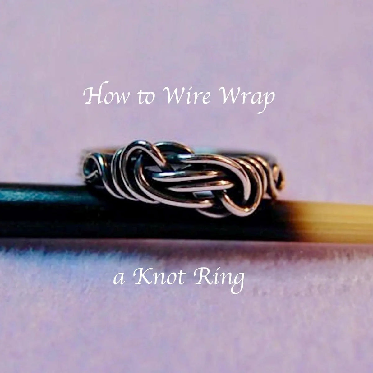 How to Wire Wrap a Knot Ring, DIY Wire Wrap Knot a Ring Pattern, Jewel ...