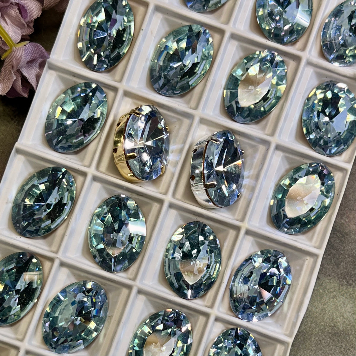 Alexandrite Color Change, 1 2 or 4 Pcs Vintage Swarovski, 18x13mm Oval ...