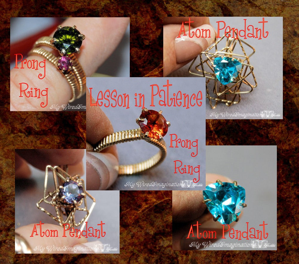 Lesson in Patience, Wire Wrap Prong Ring and Pendant Tutorial – My ...