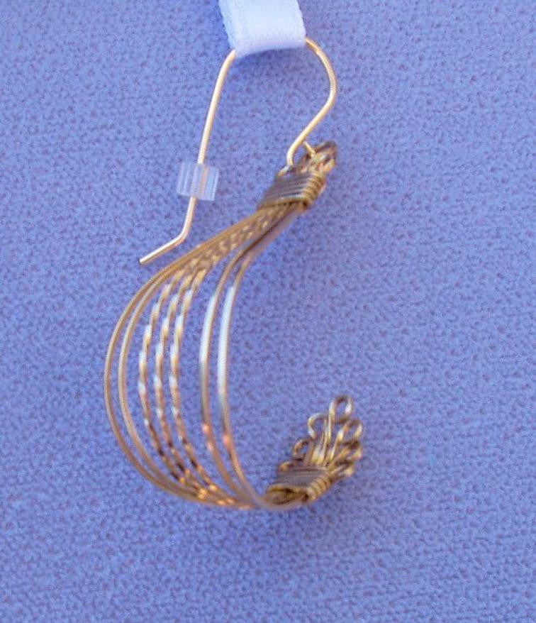 Vintage Style All Wire Earring, How to Wire Wrap Earrings – My Wired ...